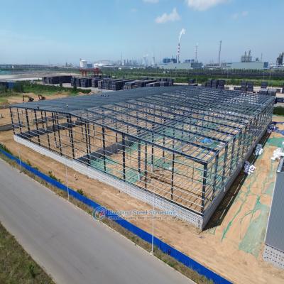 Cina Stoccaggio di strutture in acciaio su misura - Galvanizzato o Verniciato, durata di vita superiore a 50 anni in vendita