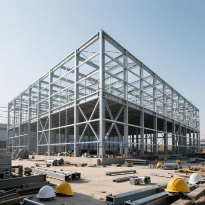 China Industrial Workshop Building Designs Office Warehouse Steel Structure Prefabricated Godown for sale