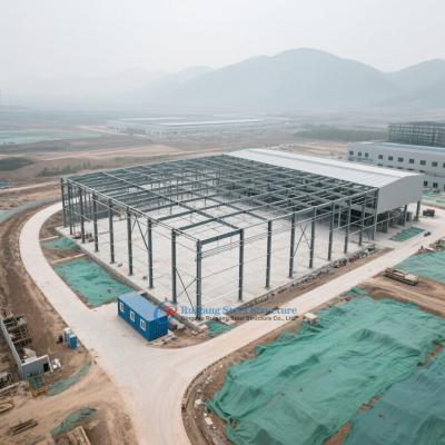China Customized Prefabricated Industrial Shed Designs For Steel Structure  Godown for sale