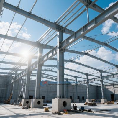 China Low-maintenance High-strength Steel Structure Godown With Space-efficient Large-span Steel Structure for sale