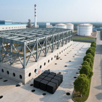 China Space-efficient Large-span Steel Structure Premises Prefab Metal Stock Steel Building Sheds Godown Commercial Warehouse for sale