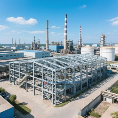 China Steel Structure Godown Prefab Building for Industrial Storage Durable and Easy Assembly for sale