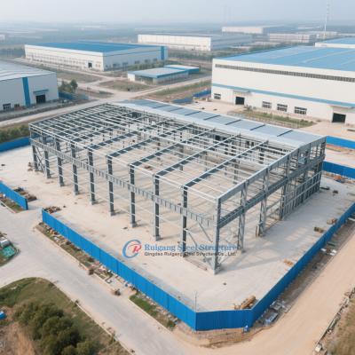 China Industrial Use With Custom Design Modular Prefabricated Steel Structure Building for sale