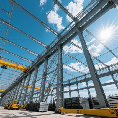 China Prefabricated Steel Structure Construction High Rise Pre Engineered Building for sale