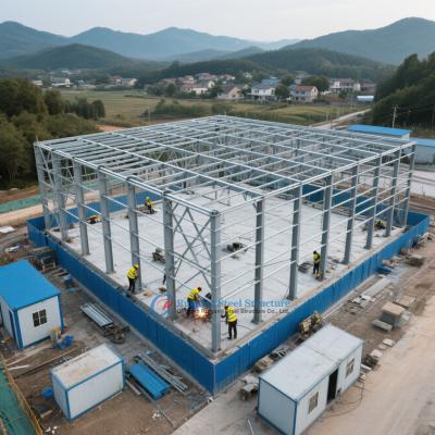 China Pre Engineered Building Portable Shelter Warehouses Industrial Building for sale