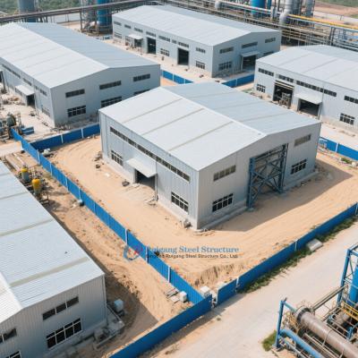 China High Quality PEB Steel Structure Warehouse For Sale With Insulated Panels And Light Steel Frame for sale