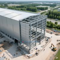China Large Span PEB Steel Structure Warehouse Building for sale