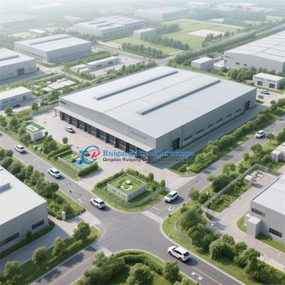 Китай Сборные стальные каркасные конструкции, сборные металлические гаражи для хранения продается