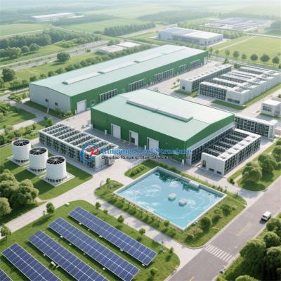 Китай Пользовательское промышленное сборное здание из металлической стали, предварительно спроектированное продается