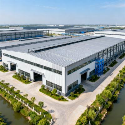 China Pre Engineered China Manufacture Fabricated Light Steel Structure Constructions Frame Building for sale