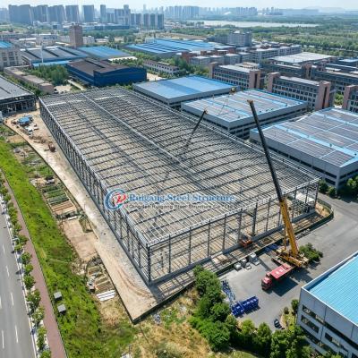 China Metal Building Construction Industrial Prefabricated Metal Warehouse Fire Resistance for sale