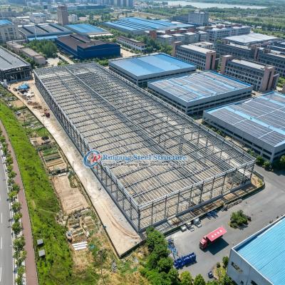 China Multi Span Steel Structure Workshop Building , Large Scale Industrial Steel Structure for sale