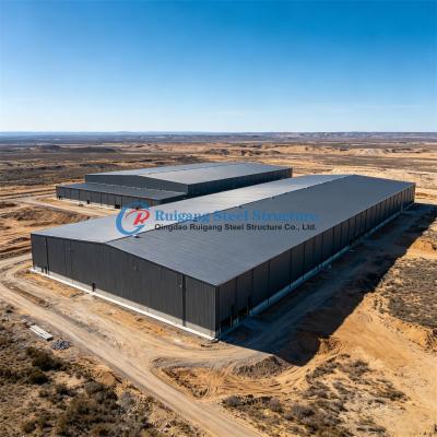 China Metal Frame Sandwich Panel Modern Design Prefabricated Steel Structure Warehouse for sale
