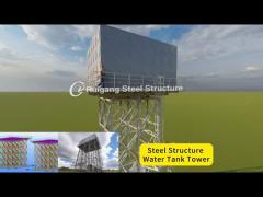 Elevated water tank tower stand