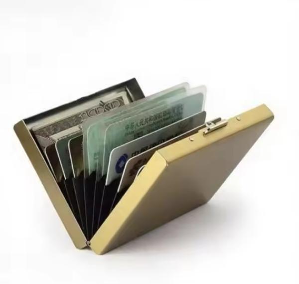 Quality Custom Stainless Steel Sheet Metal Parts RFID Blocking Business Card Cast for sale