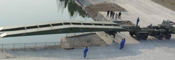 21m Long, 3.3m Width Heavy Mountain Bridge / Emergency Bridge For Erecting Bridge