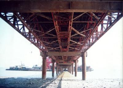 Cina Ponte prefabbricato della struttura d'acciaio di Bailey Portable 180ft in vendita