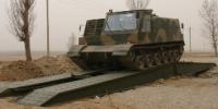 China Tracked Load 60t Iron Mechanized Bridge For Medium Rivers for sale