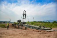 China Tracked Load 60t Mechanized Bridge Temporary Modular Bridge for sale