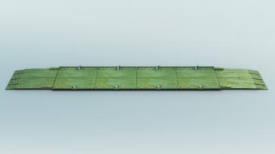 China Roadway Width 5.7m Army Pontoon Bridge Pontoon Equipment for sale
