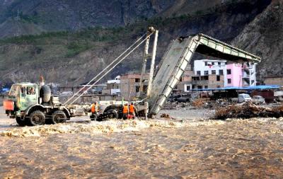 Cina Attrezzatura modulare a ruote del ponte di emergenza di costruzione veloce del carico 13t in vendita