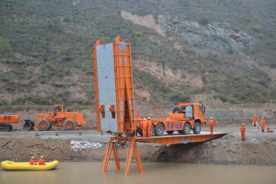 China 75m Emergency Mechanized Bridge Modular Fast Bridge for sale