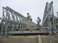 China Stability Timber Deck Bailey Bridge temporary For pedestrian , galvanized for sale
