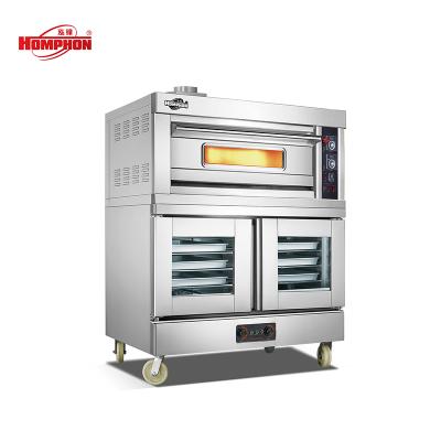 China Commercial Flour Mill WFC-102DF Combi Oven For Bakery 1Deck 2 Deck Electric Bakery Oven With Proofer Machines for sale