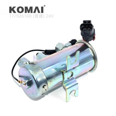 중국 24V 전기 연료 공급 펌프 17/926100 17926100 JCB JS115 JS130 발굴기 판매용