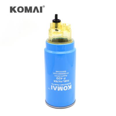 중국 굴삭기 카트리지 지게차 연료 필터 디젤 엔진 PL420 61260008133 부품 판매용