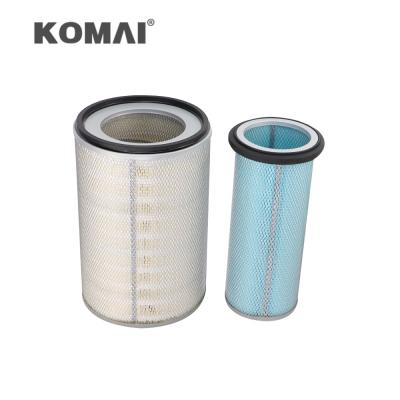 China High Flow Air Filter , Excavator Car Engine Air Filter 6125-81-7031 A-5653-S 50C0411 for sale
