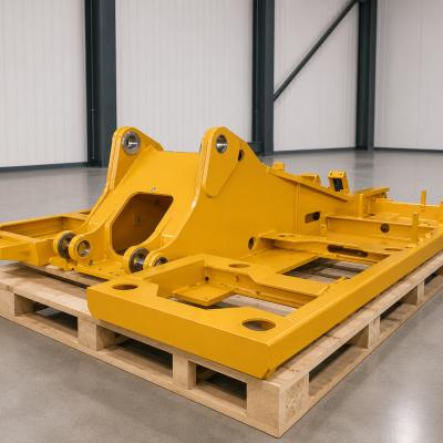 China Customized Heavy Equipment Spare Parts Precision Machined / Welded Construction Machinery Parts for sale