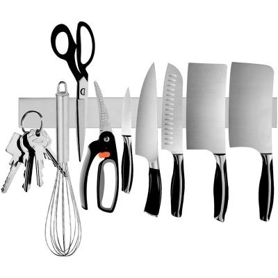 Cina OEM ODM Accepted Gold Stainless Steel Magnet Strip Rack Magnetic Knife Holder Per Parete in vendita