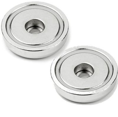 Cina Magneti industriali con materiale neodymium permanente e buco anti-affondamento POT ad uso pesante in vendita
