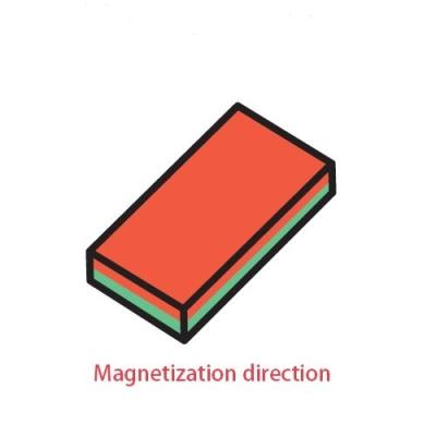 Cina ISO14004 2004 Approvato N52 Neodimio Magnetic Bar Block 100 x 50 x 20 mm per l'ambiente in vendita