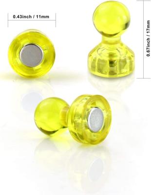 Cina Magneti a spina di plastica super resistenti per frigoriferi a carico pesante di grado cilindrico NdFeB in vendita