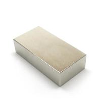 China Cutting Grade NdFeB Rectangular Block Super Strong Magnetic Material Neodymium Magnet for sale