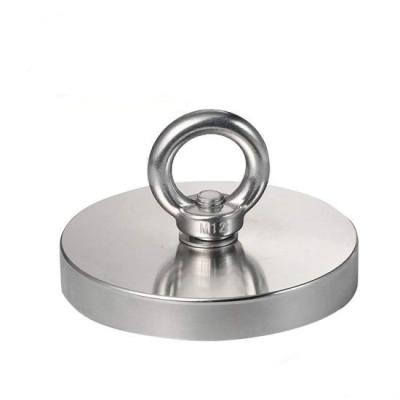 Cina Magnete da pesca al neodimio da 1200 libbre con corda per una forte trazione magnetica in vendita