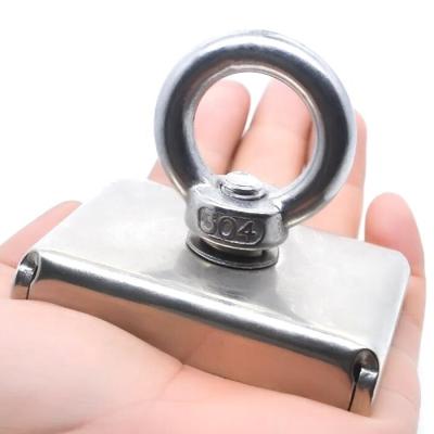 Cina Magnete per pentole rettangolare a forma quadrata personalizzato con vite per bulloni M10 e forza di trazione di 330 libbre in vendita