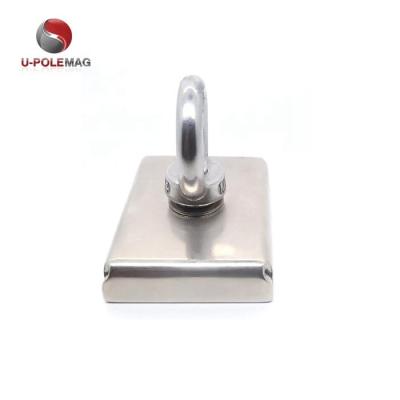 Cina Magnete per pentole rettangolare a forma quadrata personalizzato con vite per bulloni M10 e forza di trazione di 330 libbre in vendita