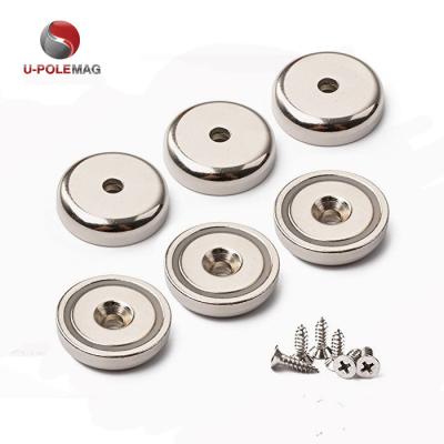 Cina HTN04-60x15-8.5mm Magnete di Neodimio Contro-Sunk Pot con Rivestimento Ni-Cu-Ni in vendita