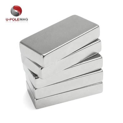 Cina 80C-220C Temperature resistenti N52 40x20x10 Magnete al neodimio con rivestimento al nichel in vendita
