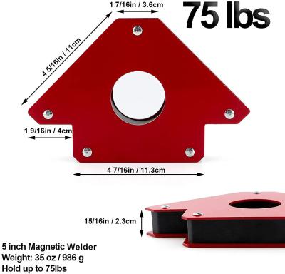 Cina Tenitori di saldature magnetiche a forma di freccia per angoli multipli 2.2kg Supporto personalizzato OEM in vendita