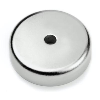 中国 35 LB トラックパワー マウントマグネット 逆穴とポット直径 D 60 mm 販売のため