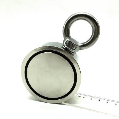 Cina Magnete da pesca al neodimio di densità con bullone M8 e forza di trazione di 80 kg di diametro di 48 mm in vendita