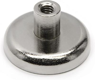 Cina Materiale composito Magnete rotondo NdFeB Magnete di potenza di neodimio D60mm con forza di 160 kg in vendita