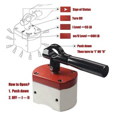 Cina 300 kg Max Pull Force On/Off Magnet 2 kg Autopeso per soluzioni di sollevamento polifunzionale in vendita