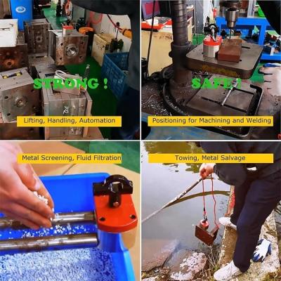 Cina 300 kg Max Pull Force On/Off Magnet 2 kg Autopeso per soluzioni di sollevamento polifunzionale in vendita