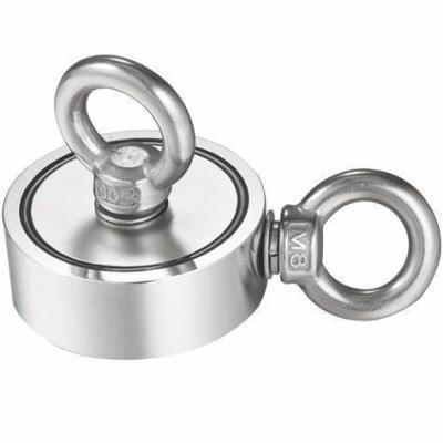 Cina 300KG Pull Force Cup forma doppia faccia di pesca Magnet holder per il recupero affidabile in vendita