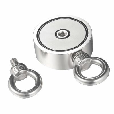 Cina 300KG Pull Force Cup forma doppia faccia di pesca Magnet holder per il recupero affidabile in vendita